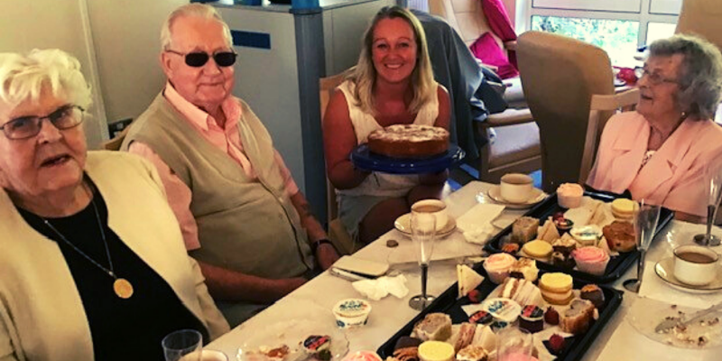 Celebrating our first tea parties